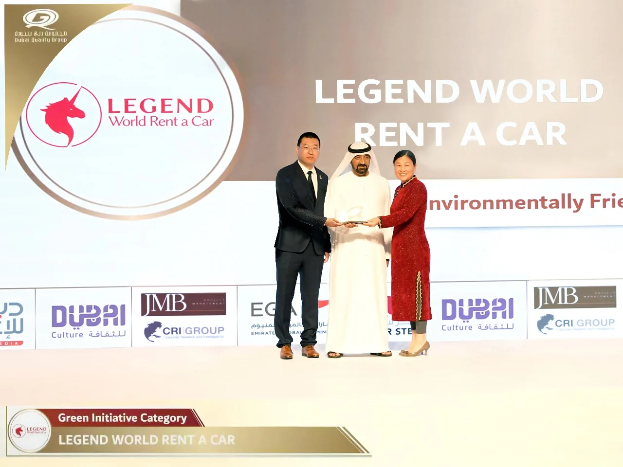 Legend World Rent a Car Wins Ideas Arabia Green Initiative Award